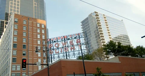 Kansas City Power & Light Sign, Downtown... | Stock Video | Pond5