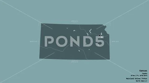 Kansas - Mainland United States. Bounding box. Administrative: Royalty ...