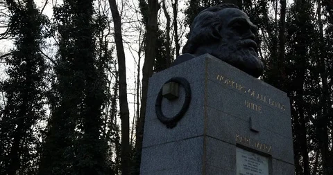 Karl Marx Highgate Cemetery | Stock Video | Pond5