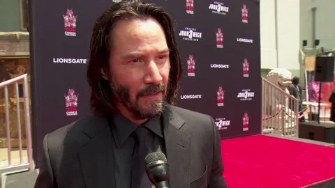 Keanu Reeves Hand and Footprint Ceremony... | Stock Video | Pond5