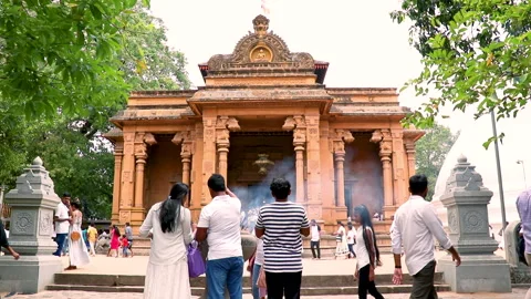 Kelaniya Raja Maha Vihara or Temple is a... | Stock Video | Pond5