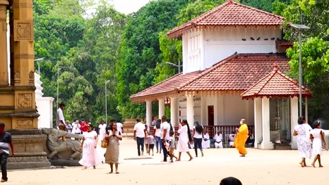Kelaniya Raja Maha Vihara or Temple is a... | Stock Video | Pond5