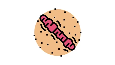 keloid scar color icon animation | Stock Video | Pond5