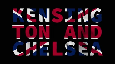 Kensington and Chelsea flag animation on... | Stock Video | Pond5