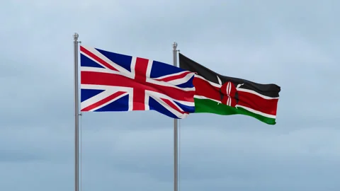 Kenya and UK United Kingdom of Great Bri... | Stock Video | Pond5