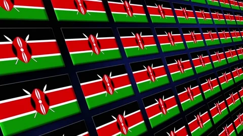Kenya Flag Animated Background 3d Animat... | Stock Video | Pond5