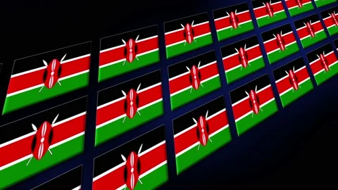 Kenya Flag Animated Background 3d Animat... | Stock Video | Pond5