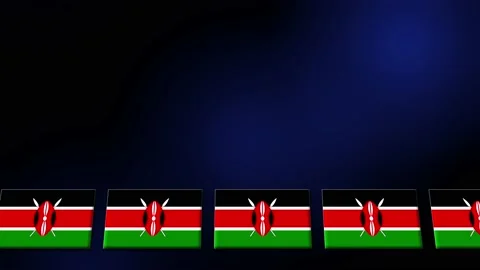 Kenya Flag Animated Background 3d Animat... | Stock Video | Pond5