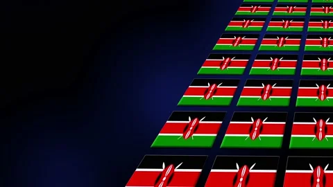 Kenya Flag Animated Background 3d Animat... | Stock Video | Pond5
