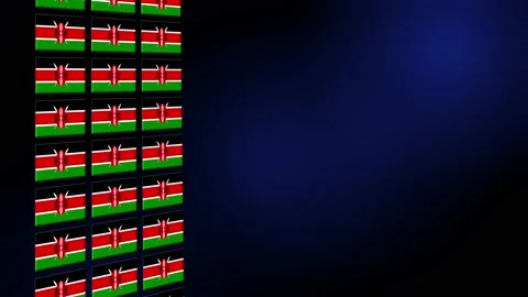 Kenya Flag Animated Background 3d Animat... | Stock Video | Pond5
