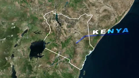 Kenya Map Stock Video Footage | Royalty Free Kenya Map Videos | Pond5