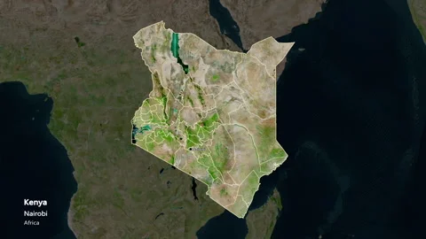 Kenya Map Satellite