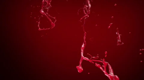 Blood Splash Slow Motion Stock Video Footage | Royalty Free Blood ...