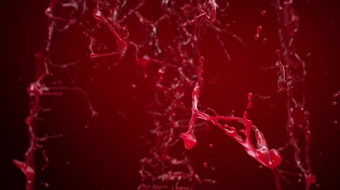Blood Splash Slow Motion Stock Video Footage | Royalty Free Blood ...