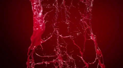 Blood Splash Slow Motion Stock Video Footage | Royalty Free Blood ...
