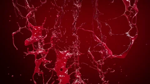 Blood Splash Slow Motion Stock Video Footage | Royalty Free Blood ...