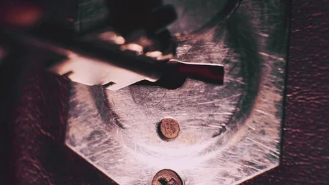 key inserted in the door lock.close-up | Stock Video | Pond5