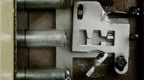 Key turned in keyhole inside lock | Stock Video | Pond5