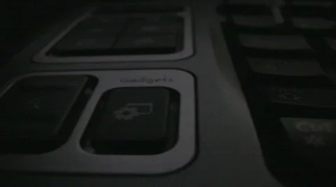 Keyboard fly by | Stock Video | Pond5