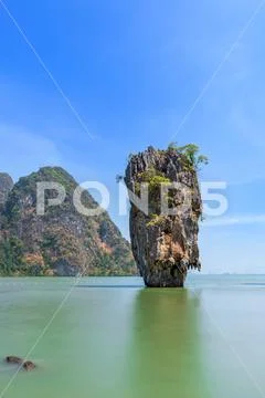 Photograph: Khao Tapu or James Bond Island, the most famous tourist ...
