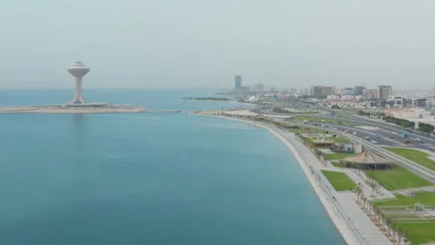 Khobar, Saudi Arabia. Khobar Tower is th... | Stock Video | Pond5