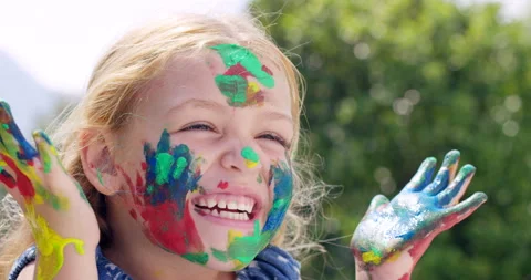 Face Paint Kid Stock Videos – Royalty-Free HD & 4K Videos