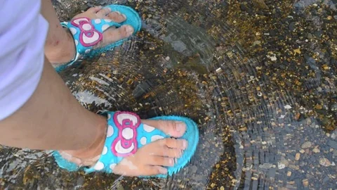 Kid Feet Stock Footage ~ Royalty Free Stock Videos | Pond5