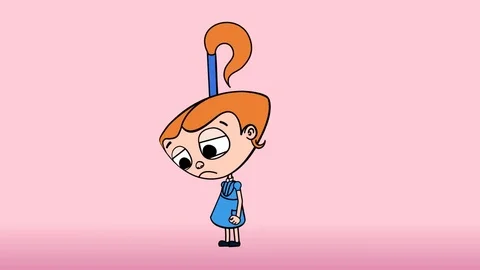 Kid girl crying 2d animation, red hair, ... | Stock Video | Pond5