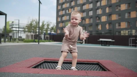 Kid Trampoline Stock Video Footage | Royalty Free Kid Trampoline Videos ...