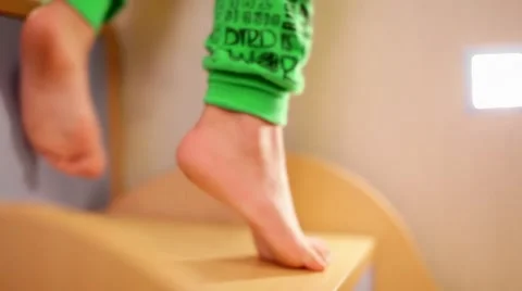 Kid Feet Tiptoe Stock Videos – Royalty-Free HD & 4K Videos | Pond5