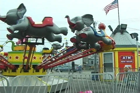 Kiddie Ride Amusement Park | Stock Video | Pond5
