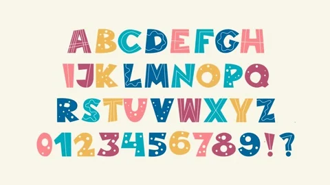 Kids animated alphabet | Stock Video | Pond5