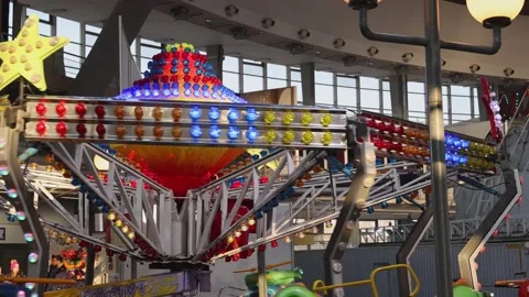 Kids Carousel Ride Rotation | Stock Video | Pond5