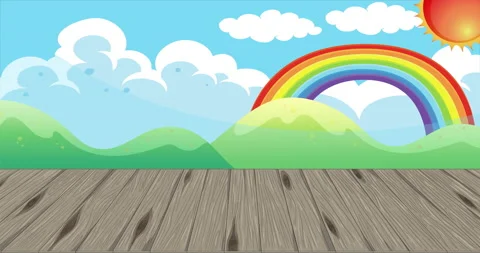 Kids Cartoon Background Animation | Stock Video | Pond5