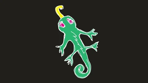 kids drawing black screen with theme of ... | Stock Video | Pond5