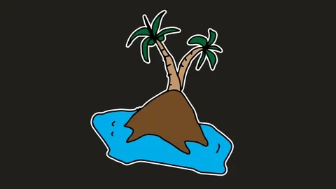 kids drawing black screen with theme of ... | Stock Video | Pond5