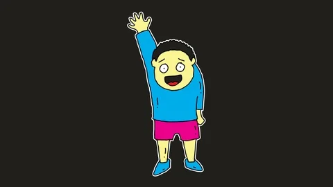 kids drawing black screen with theme of ... | Stock Video | Pond5