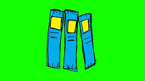 kids drawing green screen with theme of ... | Stock Video | Pond5