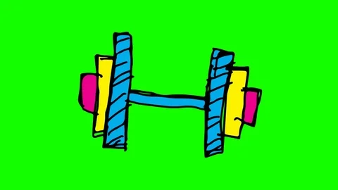 Barbell Drawing Stock Video Footage | Royalty Free Barbell Drawing ...