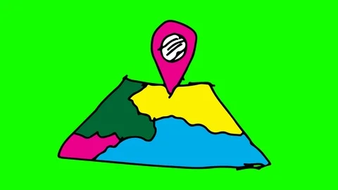 kids drawing green screen with theme of ... | Stock Video | Pond5