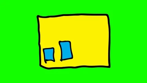 kids drawing green screen with theme of ... | Stock Video | Pond5