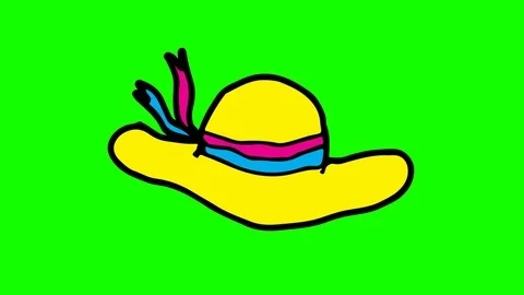 kids drawing green screen with theme of | Stock Video | Pond5