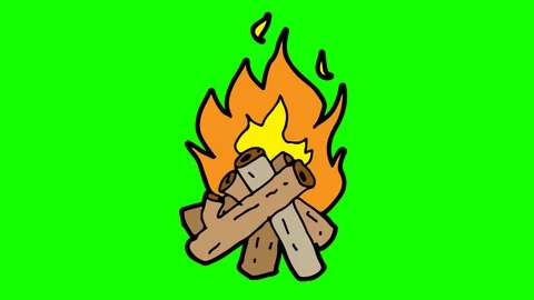 Bonfire Green Screen Stock Videos – Royalty-Free HD & 4K Videos | Pond5