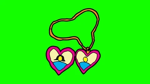 kids drawing green screen with theme of ... | Stock Video | Pond5