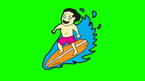 Surfer Drawing Stock Video Footage | Royalty Free Surfer Drawing Videos ...