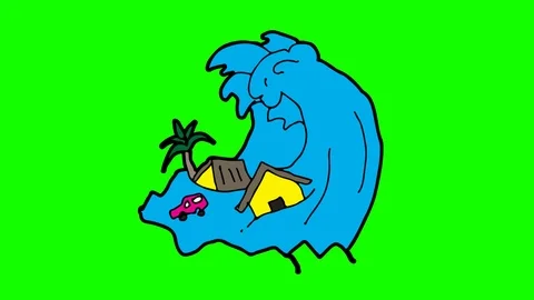 kids drawing green screen with theme of ... | Stock Video | Pond5