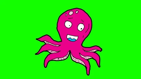 Octopus Green Screen Stock Footage ~ Royalty Free Stock Videos | Pond5