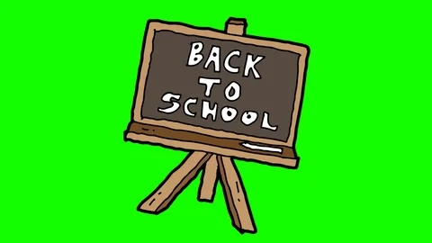 kids drawing green screen with theme of ... | Stock Video | Pond5