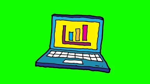 kids drawing green screen with theme of ... | Stock Video | Pond5