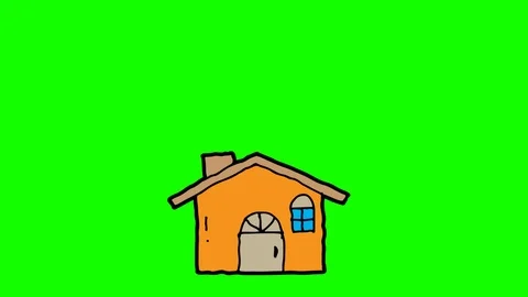 kids drawing green screen with theme of ... | Stock Video | Pond5